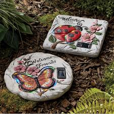 12" Solar Lighted Spring Stepping Stone | Dutch Garden Nursery ...