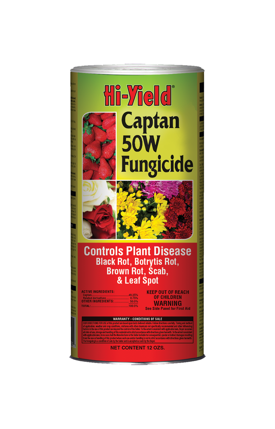 Hi-Yield Captan 50W Fungicide 12oz. #4351 | Dutch Garden Nursery ...